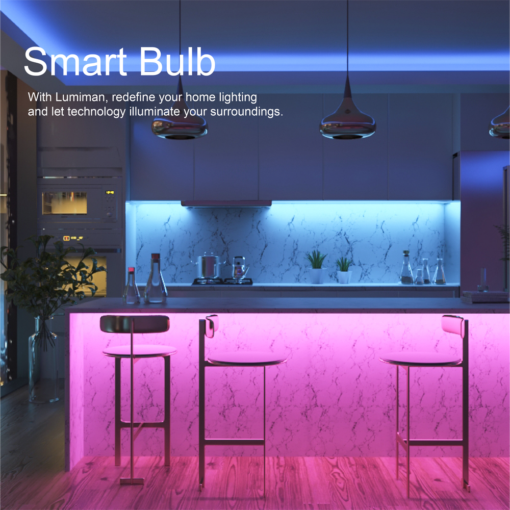 Smart Bulb, Color Changing Smart Bulb, Tunable Smart Bulb - Lumiman